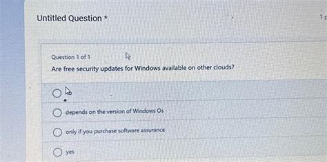 Solved Untitled Question Question 1 Of 1 Are Free Security