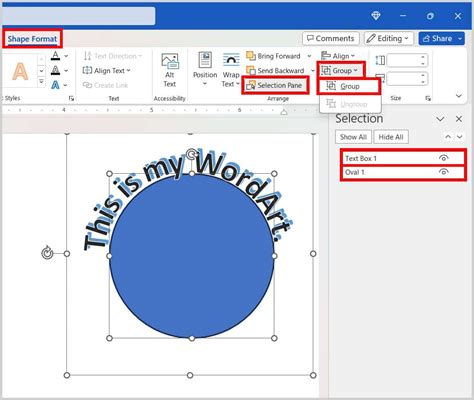 How To Wrap Text Around A Circle In Microsoft Word Pc And Mac