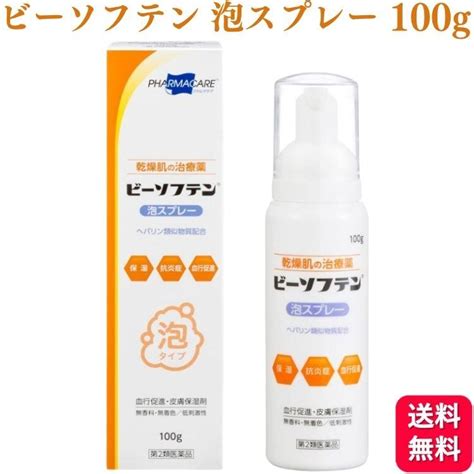 第2類医薬品 テイコクファルマケア ビーソフテン泡スプレー 100g ビーソフテン Tkpc Awspr100 1 くらし応援本舗