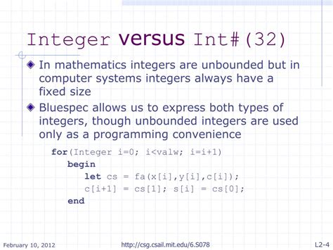 Ppt 6s078 Computer Architecture A Constructive Approach