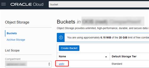 Creating Oracle Object Storage Sources