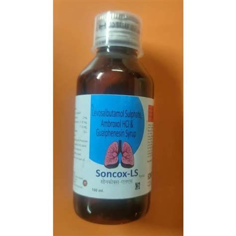 Levosalbutamol Sulphate Ambroxol Hcl Guaiphenesin Syrup At Rs 75 Bottle Ambroxol Hydrochloride