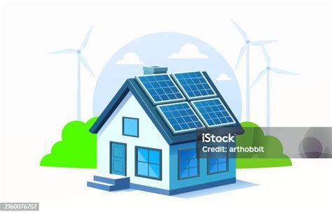 태양 전지판 발전 자연 생태학 녹색 에너지 벡터 일러스트 레이 션 3차원 형태에 대한 스톡 벡터 아트 및 기타 이미지 3차원 형태 기술자 깨끗한 Istock