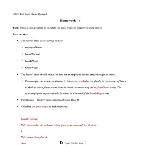 Solved Csce 145 Algorithmic Design I Homework 4 Task