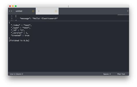 Elasticsearch Client For Sublime Text 3 Hello Elasticsearch Medium