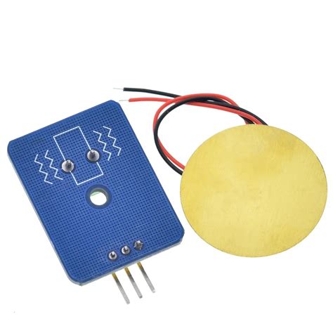 Diy Kit 3 3v 5v Ceramic Piezo Vibration Sensor Module Analog Controller