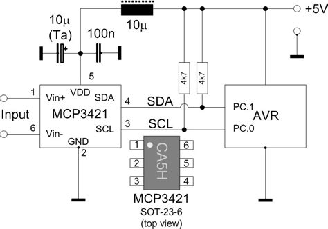 externer adc mcp3421 mit bascom