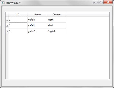 第26篇 qt5之数据库（六）sql关系表格模型qsqlrelationaltablemodel yafeilinux原创 qt开源
