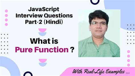 Pure And Impure Functions In Javascript Pure Functions Youtube