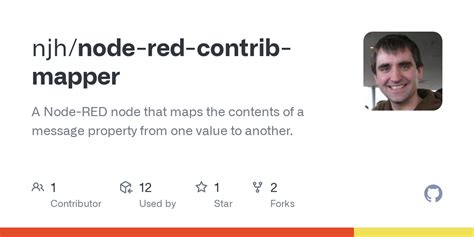 GitHub Njh Node Red Contrib Mapper A Node RED Node That Maps The Contents Of A Message