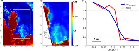 Top Of Atmosphere Reflectance 459 479 Nm Observed By A Modis And Download Scientific