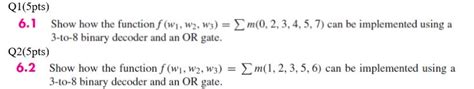 solved q1 5pts 6 1 show how the function f wi w2
