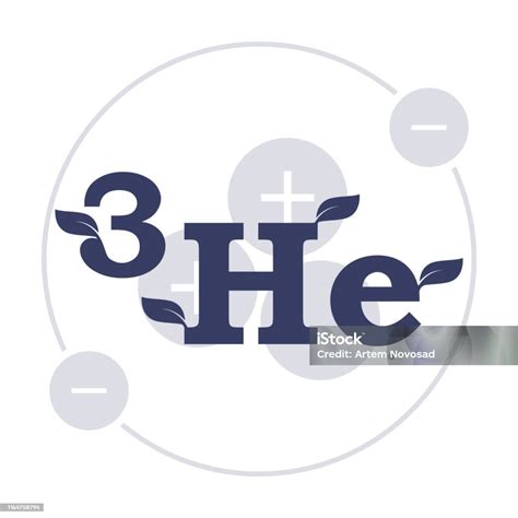 로고 헬륨 3 수식의 배경에있는 원자의 투명한 구조 흰색 배경에 벡터입니다 동위 원소에 대한 스톡 벡터 아트 및 기타 이미지 동위 원소 헬륨 0명 Istock