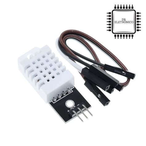 Módulo Sensor De Umidade E Temperatura Dht22 Dr EletrÔnico