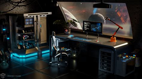 Scifi Space Station Office Environment Finished Projects Blender Artists Community