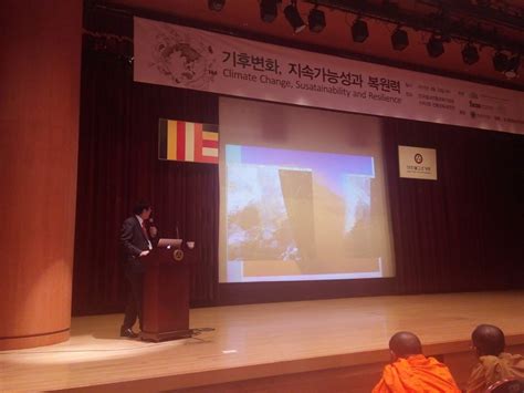 푸른아시아 Eco Asia University 아디야수렌 총장님이 몽골의 기후변화 황사