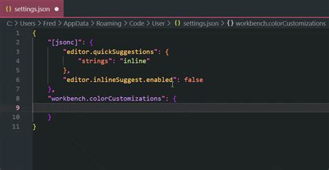 Editor InlineSuggest Enabled Add Extra Quote When Using Tab In A Workbench