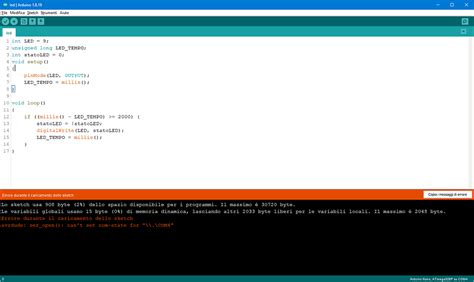 arduino nano della az delivery windows e porta com4 generale