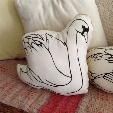 Swan Pillow Swan Pillow Pattern Swan Shaped Cushion How To Make A