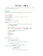 CIS LAB KAUR Docx CIS LAB Cis Ex Kaur Cpp This