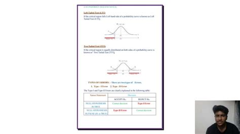 BIOSTATISTICS T TEST Z TEST F TEST HYPOTHESIS TYPES OF ERROR Pptx