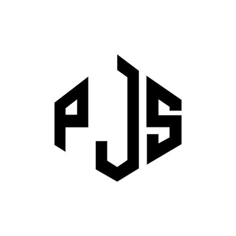 Premium Vector Pjs Letter Logo Design With Polygon Shape Pjs Polygon