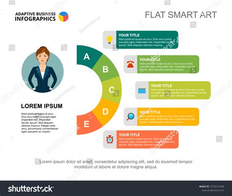 Business Strategy Slide Template Chart Design Stock Vector Royalty Free 1079227439 Shutterstock