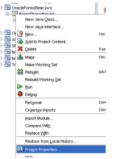 Oracle Forms Javabean Tutorial