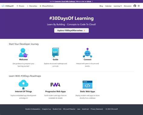 Centralize The Content On 30daysof Homepage · Issue 41 · Microsoft