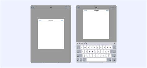 A Guide To Form Sheets And Page Sheets On Ios And Ipados By Deanna