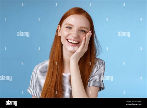 Charismatic Talkative Friendly Looking Happy Laughing Redhead Girl