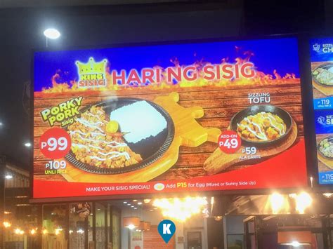 Dining Another Sisig King Sisig In Sm Muntinlupa Katooga