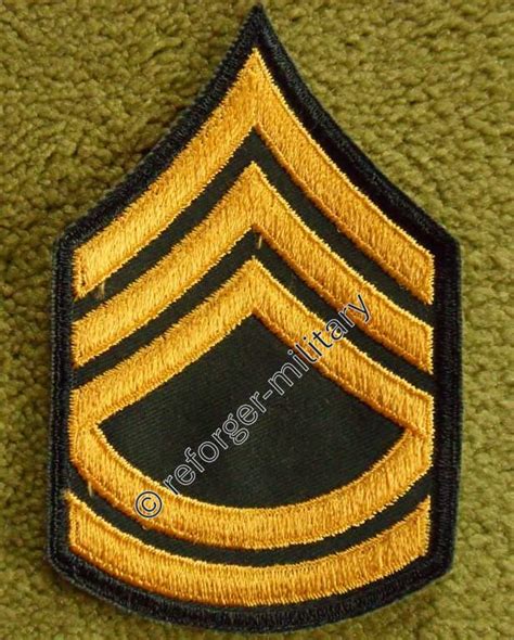 Sergeant First Class Dress Dienstgrad Rangabzeichen Reforger Military Online Store