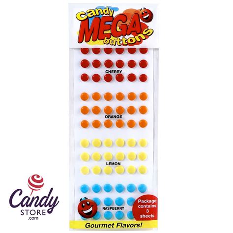 Mega Buttons Candy 24ct