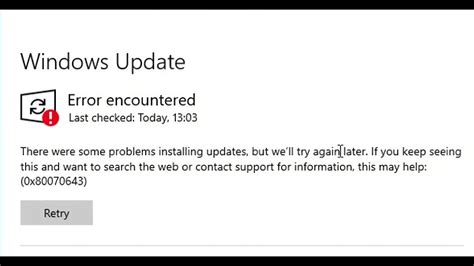 Solving Windows Update Error 0x80070643 Kb5034441 Made Easy