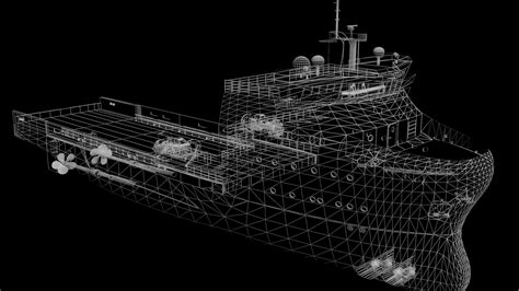 Platform Supply Vessel 3d Model 170 Dae Fbx Obj Free3d