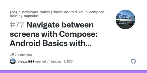 Navigate Between Screens With Compose Android Basics With Compose