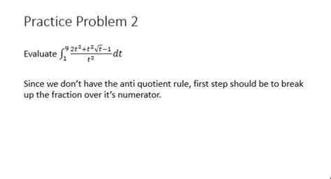 solved practice problem 1 find 3x2 3x 3 dx practice