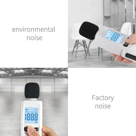 decibel meter portable digital sound level reader grandado