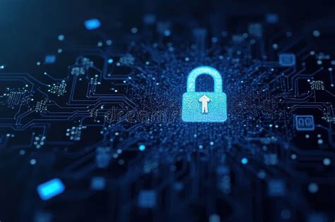 Illustrating Boosted Data Protection Through Encrypted Graphics Stock