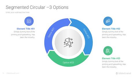 Segmented Circular Infographics Powerpoint Template Designs Slidegrand