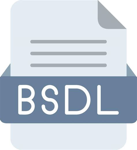 Bsdl File Format Line Icon 28642711 Vector Art At Vecteezy