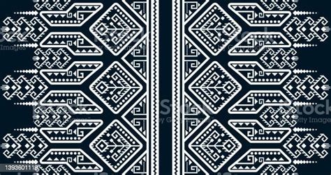 기하학적 수직 이음새가 없는 무늬 백색 추상적인 민족 디자인 원주민 Ep69 0명에 대한 스톡 벡터 아트 및 기타 이미지 0