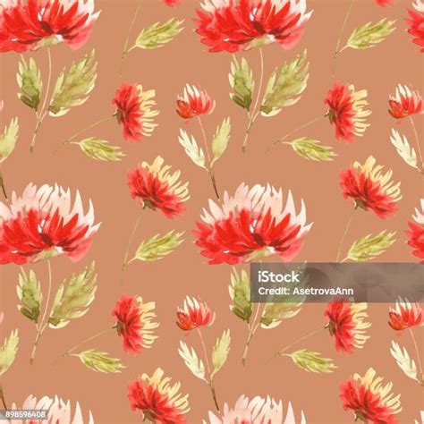 과 꽃 꽃에 귀여운 꽃 패턴입니다 모티브는 무작위로 흩어져 완벽 한 텍스처입니다 패션에 대 한 우아한 서식 파일을 인쇄합니다