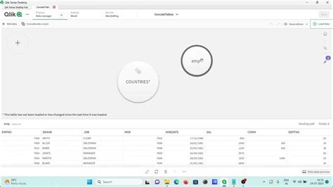 How To Concatenate Tables In Qlik Sense Youtube
