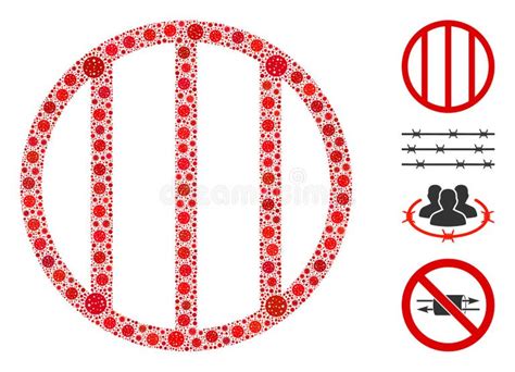 Jail Grid Mosaic Icon Stock Illustrations 72 Jail Grid Mosaic Icon
