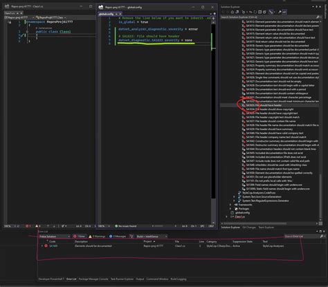 Unable To Override Severity Of Single Rules When Dotnet Analyzer Verity Unset