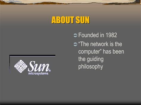 Ppt Sun Microsystems Powerpoint Presentation Free Download Id5521703