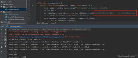 Flink Queryable State问题ncurrentcompletionexception Java