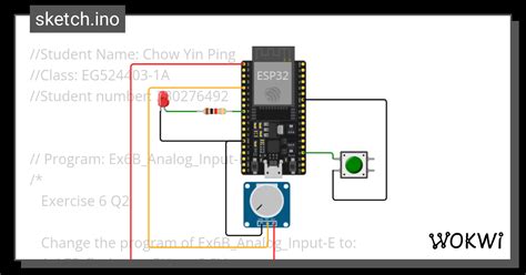 Ex6 Q2 D 3 Wokwi Esp32 Stm32 Arduino Simulator